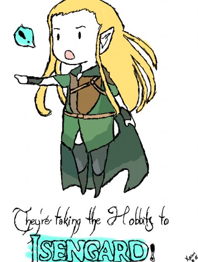 Colors Live - Legolas Lord of the Rings Chibi by Mother Of Dragons