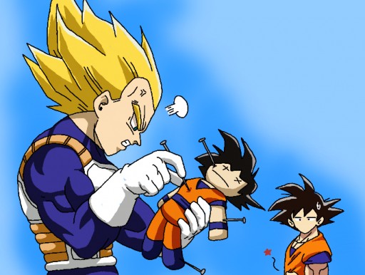Colors Live - Vegeta,Goku (Voodoo Puppe) by Rai888