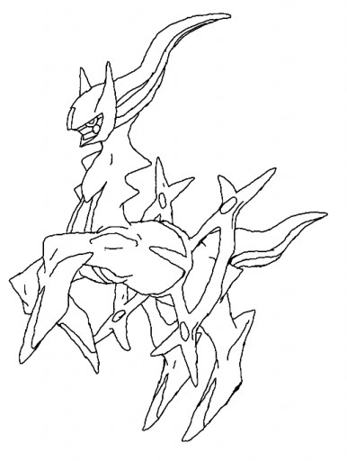 Colors Live - Arceus Sketch by Jd.1990