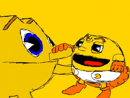 Colors Live - pac-man and baby pac-man by PhotonDragon16