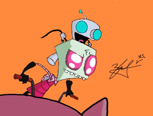 Colors Live - Invader Zim by Triskaydeca