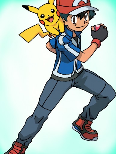 Colors Live - ash in pokemon X & Y by Snivyman