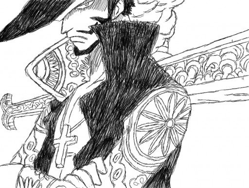 Colors Live - One Piece: Hawkeye Mihawk by GSKETCH