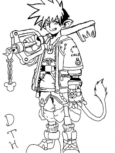 Colors Live - Beta Sora:Kingdom hearts by Dice the hedgehog