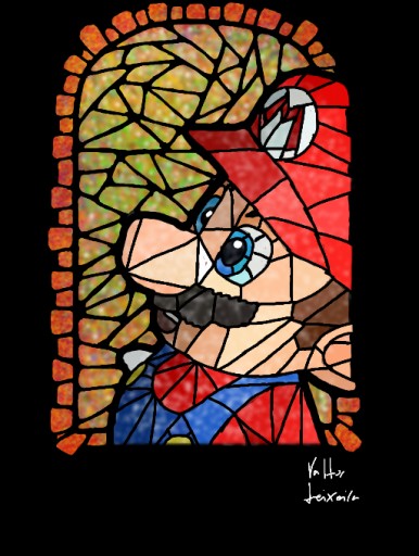 Colors Live - Mario Vitral by Alpha Wolf