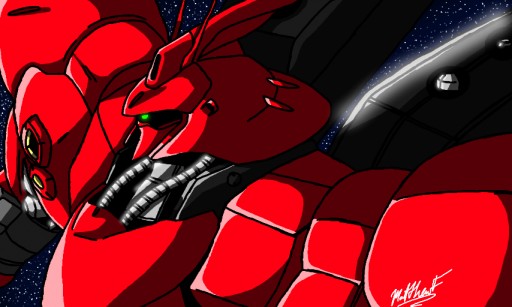 Colors Live - MSN-04 Sazabi (CCA) by AutobotJamdigger93