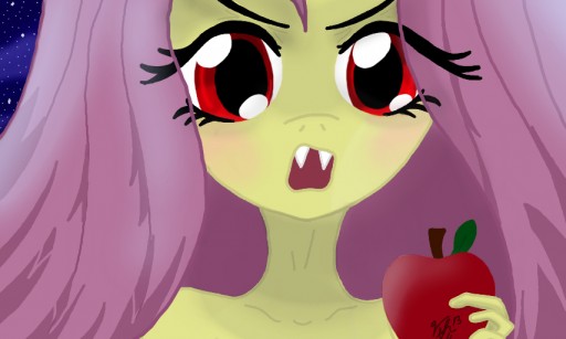 Colors! Live - Vampire Fluttershy by pie7d2