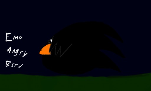 Colors Live - Emo Angry Bird by 8-bitFatality