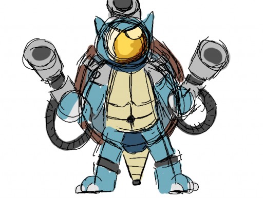 Colors Live - Mega Blastoise Armor by Errorz