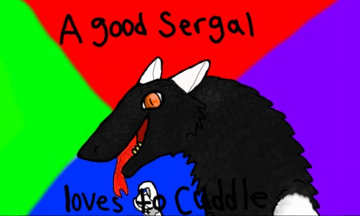 Colors Live - A good sergal loves to cuddle by Vsdog1999