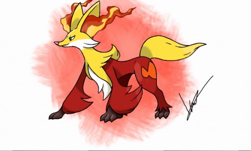 Colors! Live - Delphox Redesign by hikaru382
