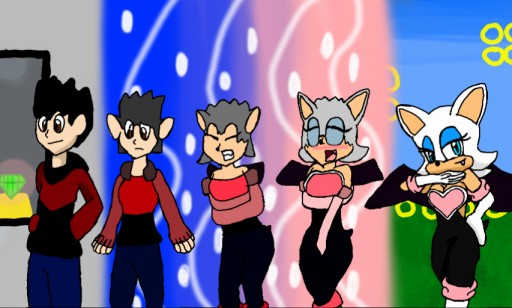 Colors Live - Rouge the bat TG TF by Klonoahedgehog