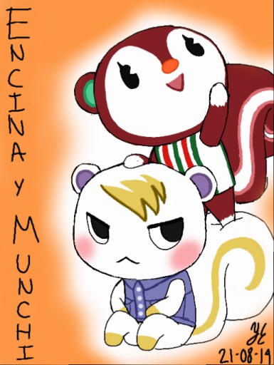 Colors Live - Encina y Munchi acnl by ani lawliet