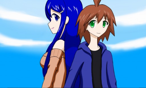 Colors Live - Dangan Ronpa: Makoto Naegi & Sayaka Maizono by ABXYZ90