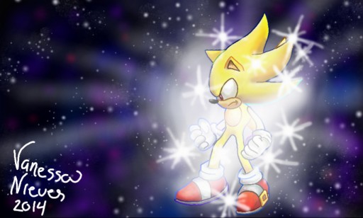 Colors Live - Super Sonic (in space) by VanessaSonica