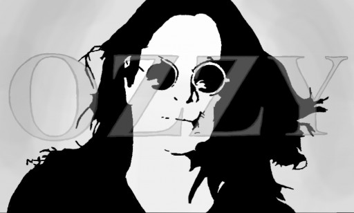 Colors Live - Ozzy Osbourne (Trace Outline) by FullMentalAlchemist