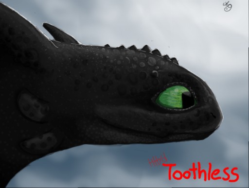 Colors Live - Toothless (side view) by art girl