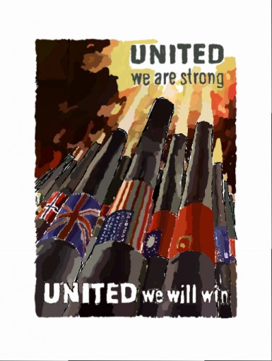Colors Live - "United we are strong" poster by Patriot_HQ