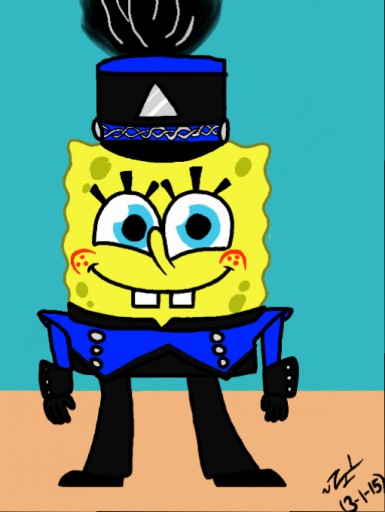 Colors Live - Spongebob in my school's marching band uniform. by ...
