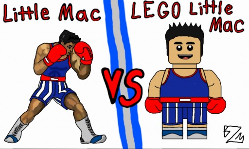 Colors Live - Little Mac vs. Lego Little Mac by brianzmiller1988