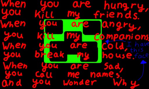 Colors Live - Creeper poem by Soren130