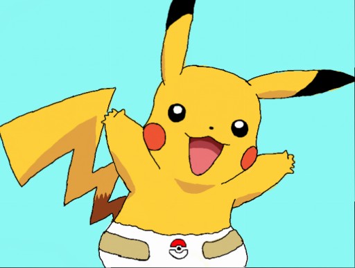 Colors Live - Pikachu Enjoy's Wearing Diapers! by Caitie01