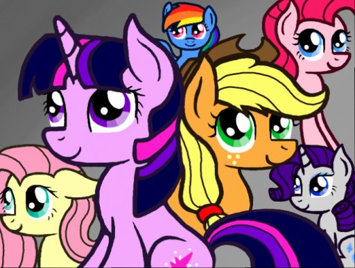 Colors Live - Mane Six by Ponyville_Filly