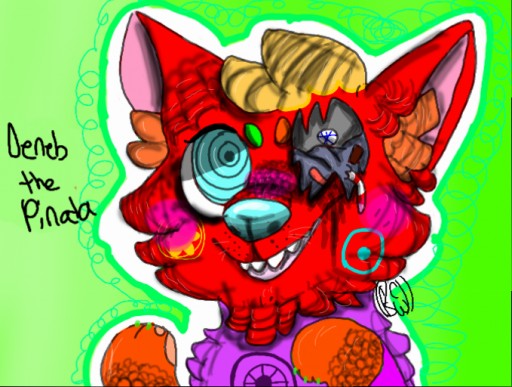 Colors Live - pinata oc (redrawn) by lilsxint