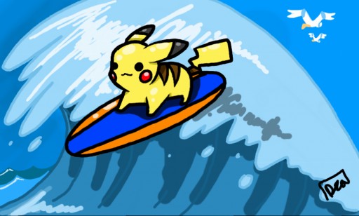 Colors Live - PIKACHU USED SURF by dragoon