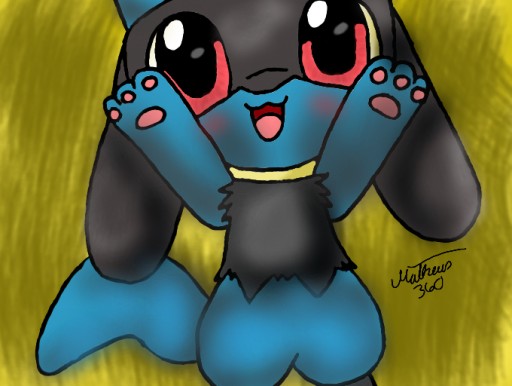 Colors Live - cute Riolu by mathew360