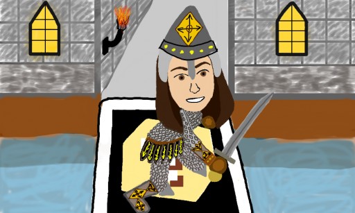 Colors Live - my mii card AR knight by FABRICE3DS