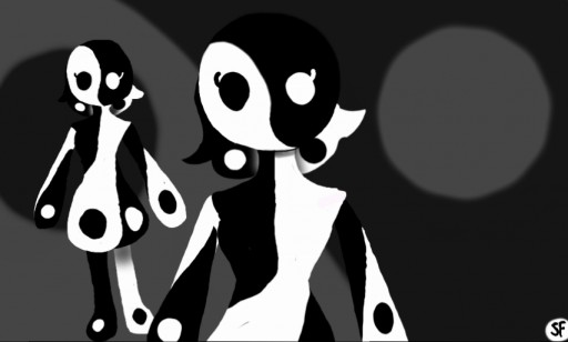 Colors Live - Yin Yang Girl Oc Idea Thing by LavenderPierrot