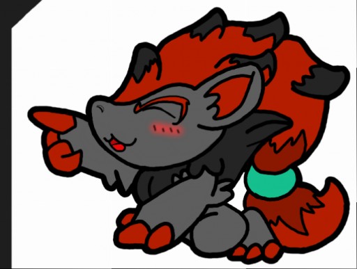 Colors Live - Chibi Zoroark by Glide_Crescent