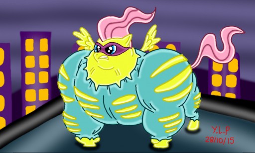 Colors Live - The Incredible Flutterhulk by ToonPrincess