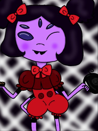 Colors Live - Muffet by xXStrawberryXx