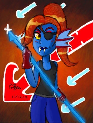 Colors Live - Undyne by TycroR