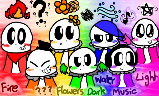 Colors Live - Sans World - All special attacks by NightmareSans