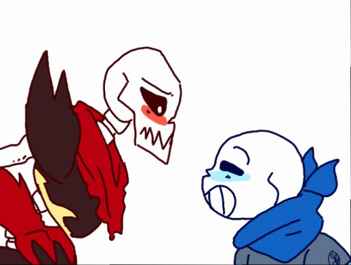 Colors Live - Edgy Papyrus and the Blueberry by sanswolf02