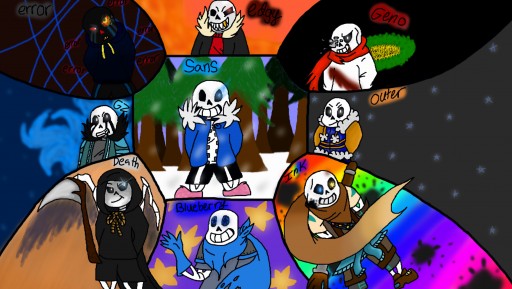 Colors Live - Sans Au's by Dragon-Lover