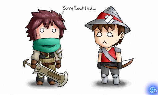Colors Live - Chibi Cliff & Random Archer by Time Paladin