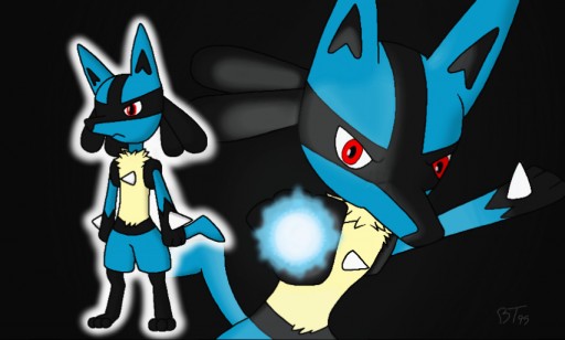 Colors Live - Pokemon: Lucario by Blue-T95
