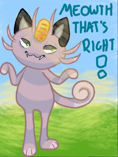 Colors Live - meowth doodle by nico-pri