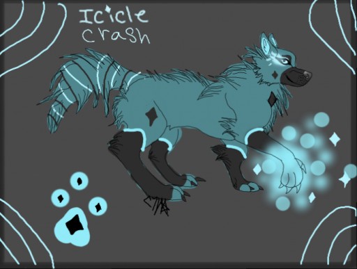 Colors Live - Ice wolf by Cynfire