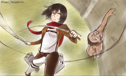 Colors Live - AOT 2nd season - dynamic poses by Minori_desu