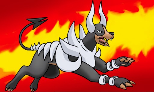 Colors Live - Mega Houndoom by Bman64