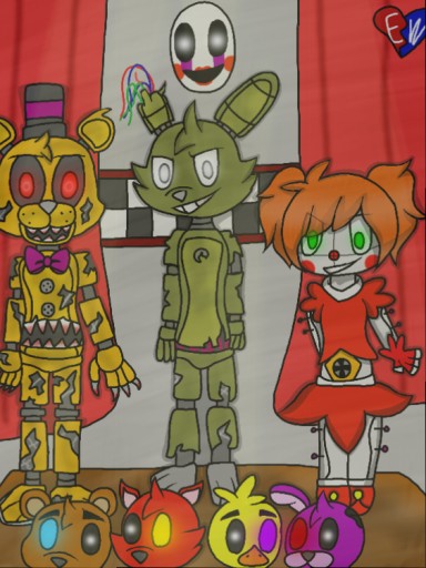 Colors Live - ALL FNAF by EWNightmare3
