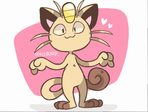 Colors Live - meowth by spacebearr