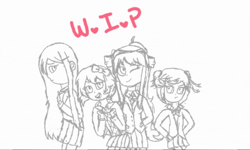 Colors Live - DDLC W.I.P by TaterTotBaby