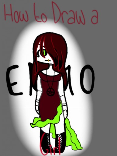 Colors Live - How to draw a emo girl by Azelea
