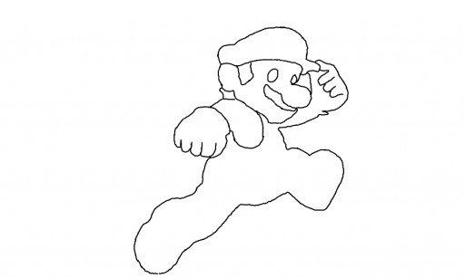 Colors Live - Mario Outline by TopHatDude